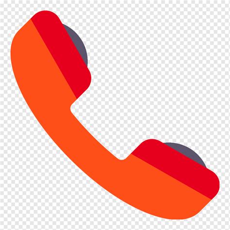 Ikon Komputer Simbol Telepon Huruf Luar Biasa Bahan Telepon Merah