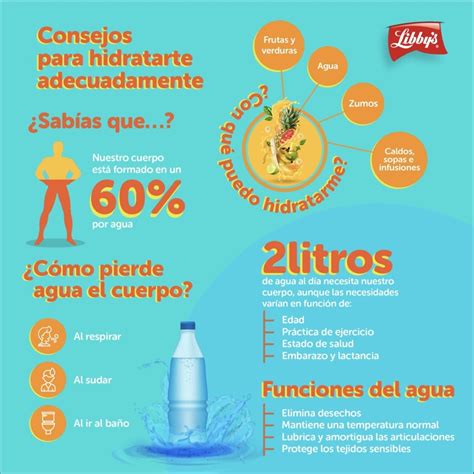 La importancia de una buena hidratación para mantener la salud LIBBYS