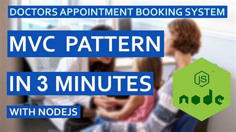 mvc design pattern explained in 3 minutes with nodejs platform youtube