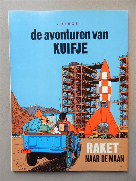 De Avonturen Van Kuifje Raket Naar De Maan Sc 1e Druk 1962 Mijn