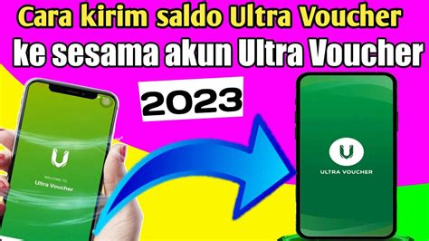 Cara Kirim Saldo Ultra Voucher Ke Sesama Akun Ultra Voucher Terbaru