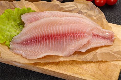 Surowa Tilapia ryba obraz stock Obraz złożonej z morze 150554707
