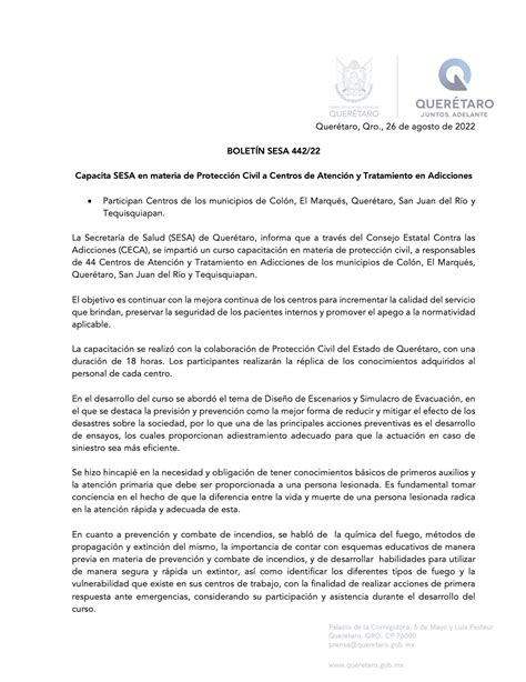 SSalud Queretaro on Twitter Capacita Secretaría de Salud del Estado