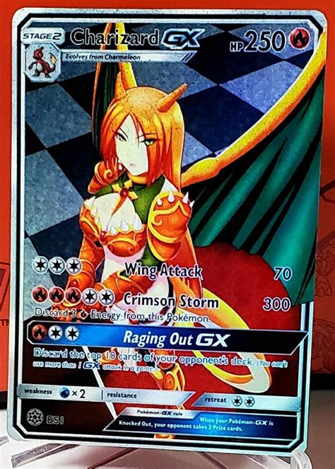 Art Collectibles Custom Fan Made Orica Pokemon Card Whitney Full Art