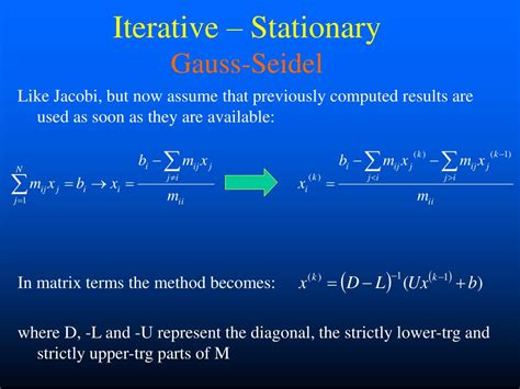 ppt iterative methods and qr factorization powerpoint presentation free download id 3219109