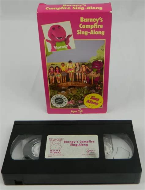 BARNEYS CAMPFIRE SING ALONG VHS 1990 Release Tested Works 10 61