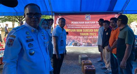 Pemkab Mubar Bagikan BBM Gratis Jenis Solar Kepada 2 378 Nelayan