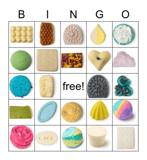Naked Lush Bingo Card