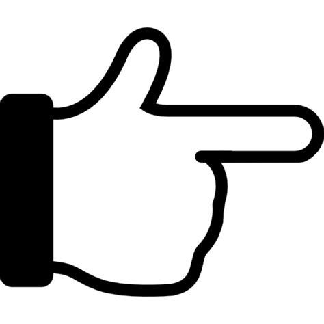Finger Point Icon Free Icons Library