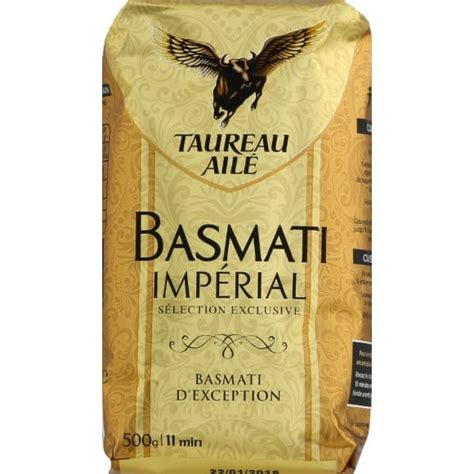Taureau Ailé TAUREAU AILE Riz Basmati Impérial 500g Monoprix fr