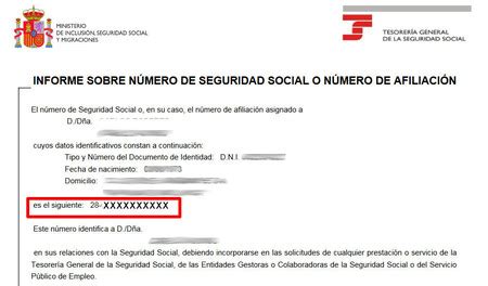 Cómo saber tu número de afiliación a la Seguridad Social