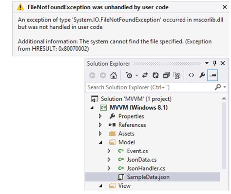 C WPF File Not Found Stack Overflow