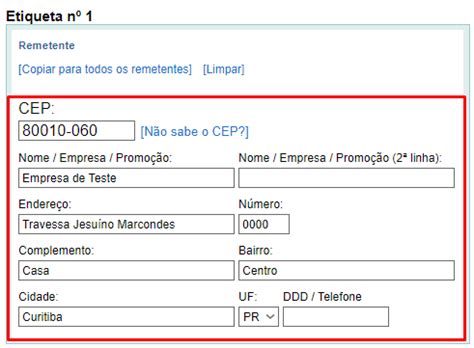 APRENDA A GERAR GRATUITAMENTE ETIQUETA DE ENVIO DOS CORREIOS Teteu