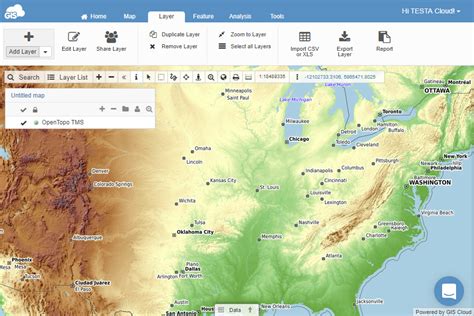 TMS As A Data Source GIS Cloud User Manual