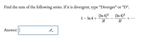solved by recognizing each series below as a taylor series