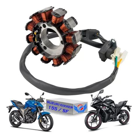 Estator Suzuki Gixxer Cc Original Calidad Bobinas Meses Sin Inter S