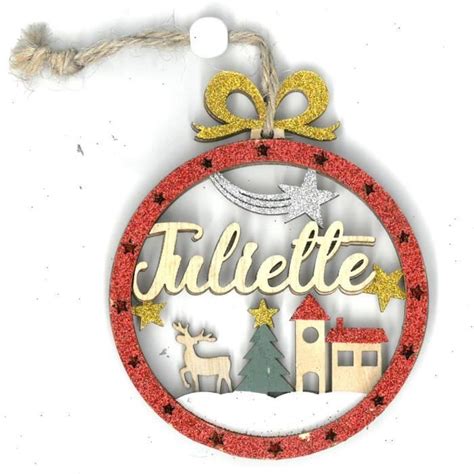 Décoration de Noël en Bois Ajouré Juliette Cdiscount Maison