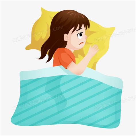 一组心理疾病失眠心理焦虑插画人物合集二PNG图片素材下载 人物PNG 熊猫办公