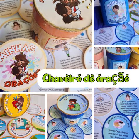 Chaveiro de oração RECANTO DO SABER INFANTIL