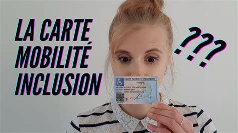 Qu est ce qui se cache derrière la Carte Mobilité Inclusion Carte d