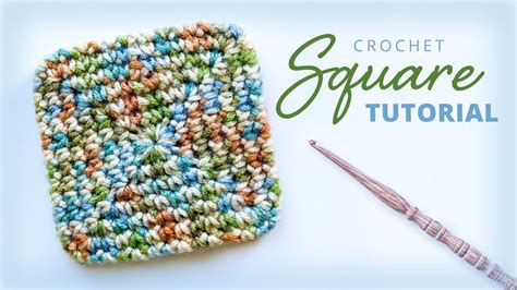 How to Crochet a Solid Granny Square with No Gaps Плотный квадрат