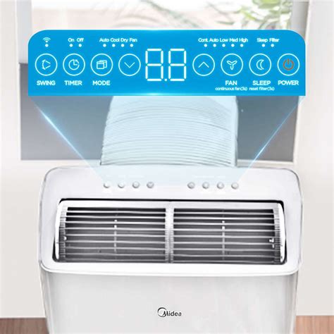 Midea DUO 12 000 BTU SACC Smart Inverter Portable AC With Heat