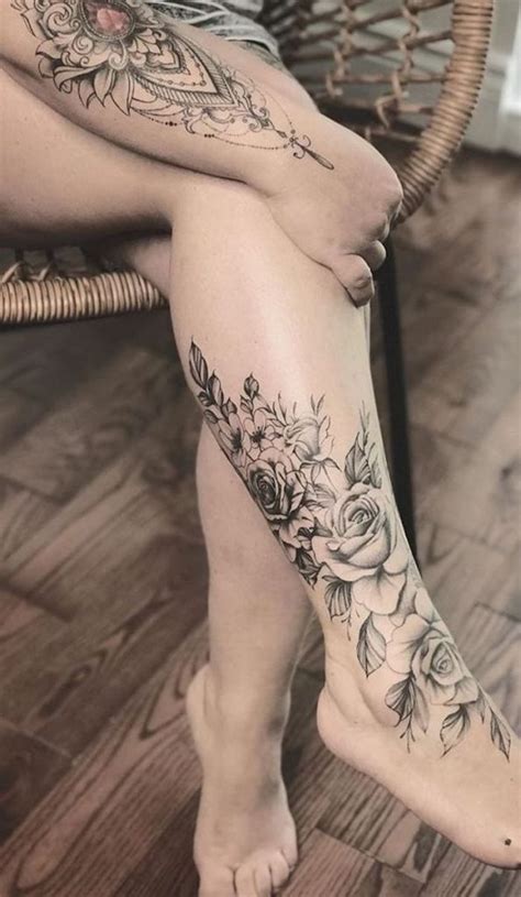 37 ideias Fantásticas de Tatuagens nas Pernas 123 Tatuagens