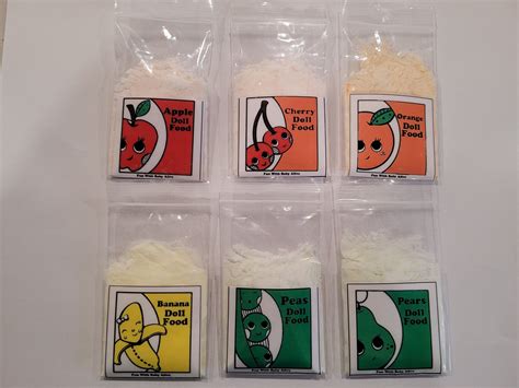 Baby Alive Doll Food Packets Packets Etsy Ireland