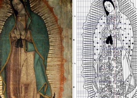 Increíble Encuentran melodía oculta en manto de la Virgen de