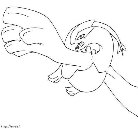 Lugia 1 Para Colorear