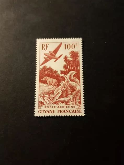 TIMBRE FRANCE COLONIE Guyane Poste Aérienne Pa N36 Neuf Luxe Mnh