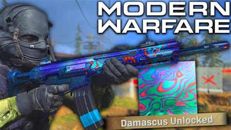 Modern Warfare Damascus Camo Unlocked Finally Rarest Camo Youtube