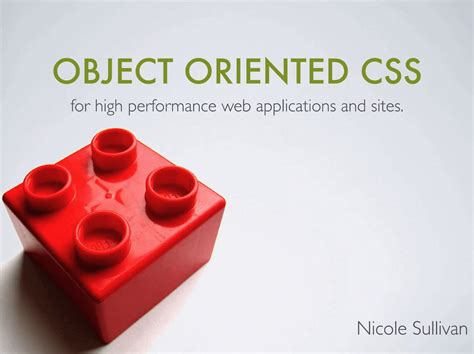 oocss object oriented css ondřej konečný