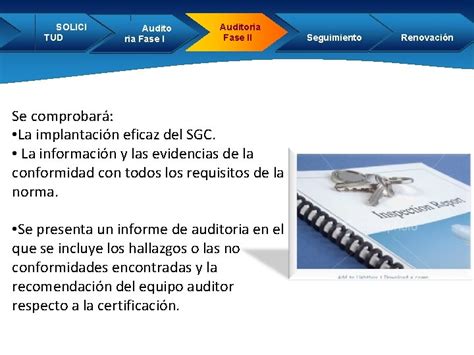 Certificacin Iso Objetivo S Detallar Las Fases
