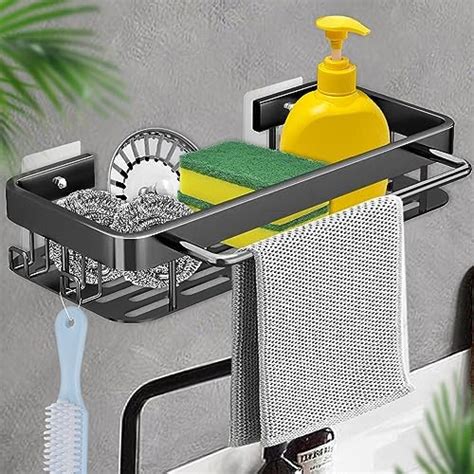 Baertmy Porte Eponge Evier Cuisine Murale Organisateur Evier Cuisine