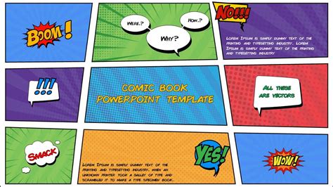 Plantilla de PowerPoint de cómic gratis para descargar Slidebazaar