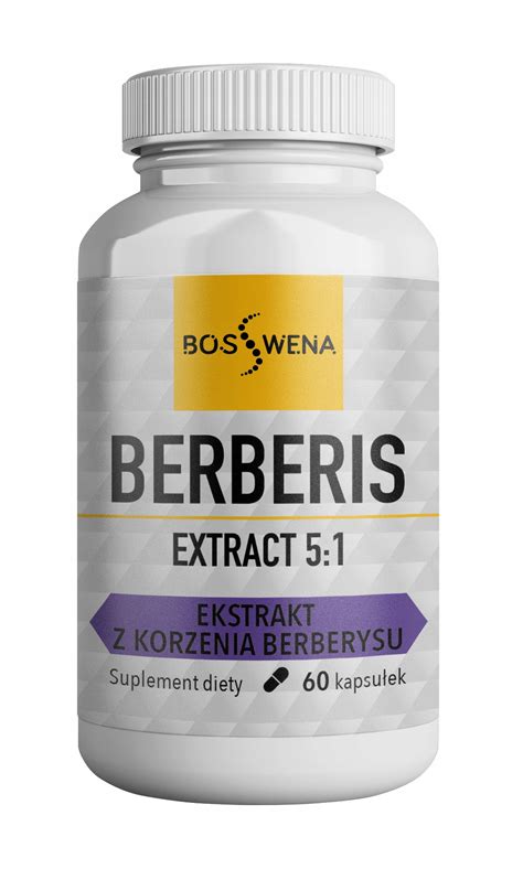 BERBERYS ekstrakt korzeń 400mg berberyna 60Kaps 10188765847 Allegro pl
