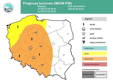 IMGW ostrzega przed burzami z gradem na Dolnym Śląsku Radio Wrocław