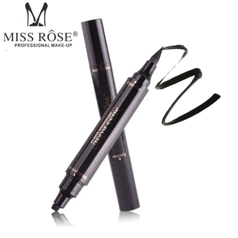 MISS ROSE Brand Makeup Liquid Stamp Eyeliner Pencil Quick Dry