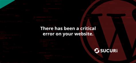 How To Fix There Has Been A Critical Error On Your Website In