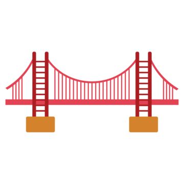 Hermosa Ilustración De Vector De Puente PNG Puente Ilustración