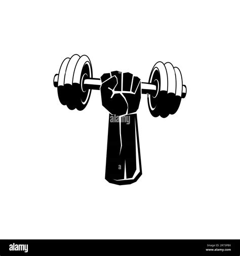 Hand Holding Dumbbell Fist With Dumbbell Hand Grasping Dumbbell