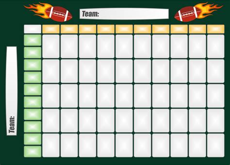 6 Best Printable 50 Square Football Pool Grid Artofit