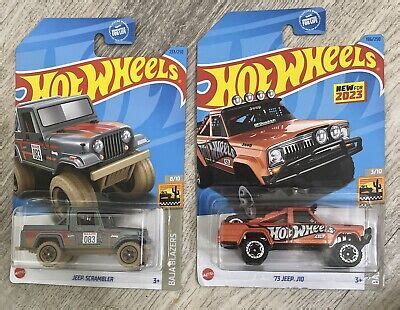 Hot Wheels Baja Blazers Lot Of Jeep Scrambler Jeep J