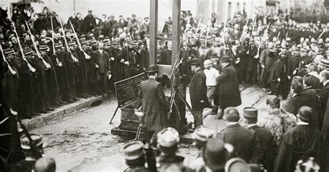 1907 lannée où lon a failli abolir la peine de mort en France Geo fr