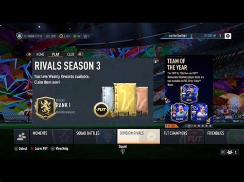 Rank 1 Elite Division Rivals Milestone Rewards YouTube
