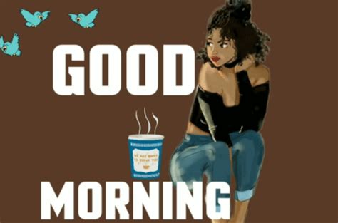 Good Morning African American Woman Good Morning African American