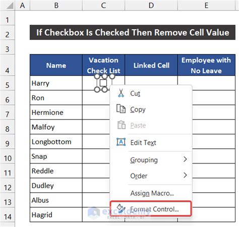 What Can You Do With Cell Value If Checkbox Is Checked In Excel 3 Methods