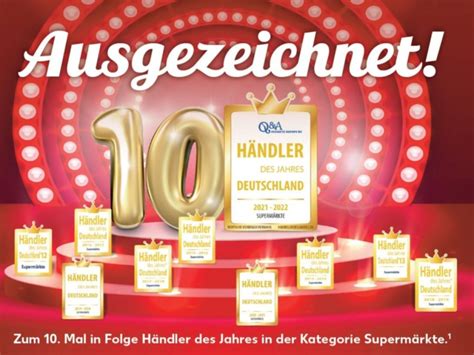 Zum 10 Mal in Folge Händler des Jahres