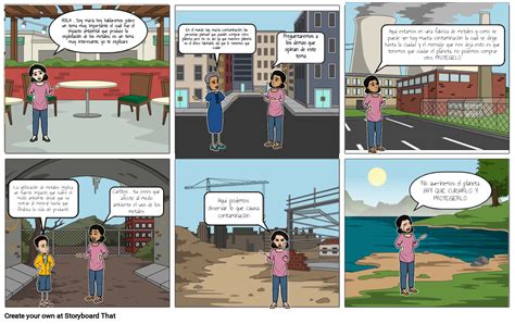 CONTAMINACION AMBIENTAL Storyboard By 06a5451c